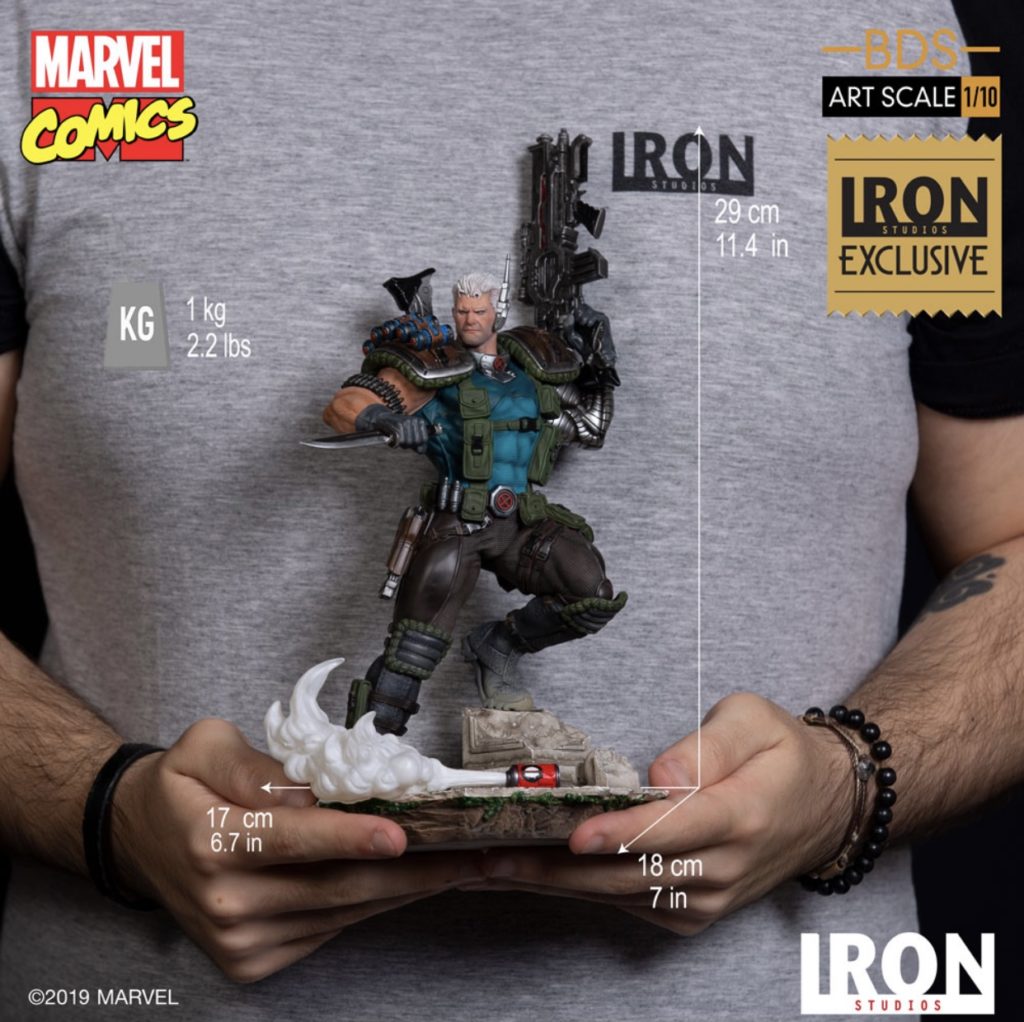 Iron Studios Cable 1:10 Scale Statue - Figuristi Store