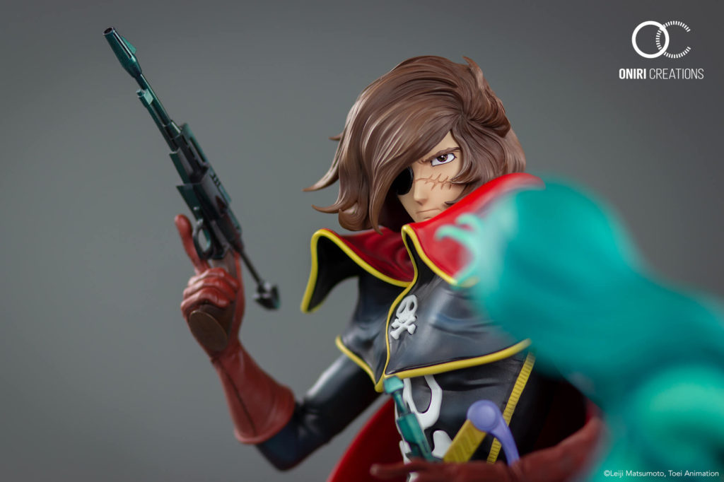 1/6TH SCALE STATUE SPACE PIRATE CAPTAIN HARLOCK STATUE - Figuristi Store