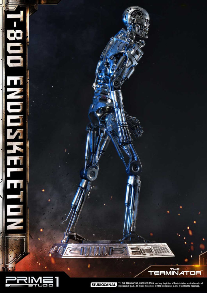 T-800 ENDOSKELETON TERMINATOR POLY STONE STATUE 1/2 SCALE – PRIME 1 ...