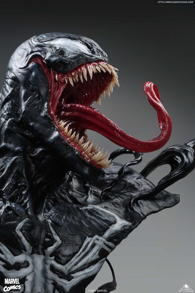 Venom Life-size Bust 1:1 By Queen Studios Collectibles - Figuristi Store
