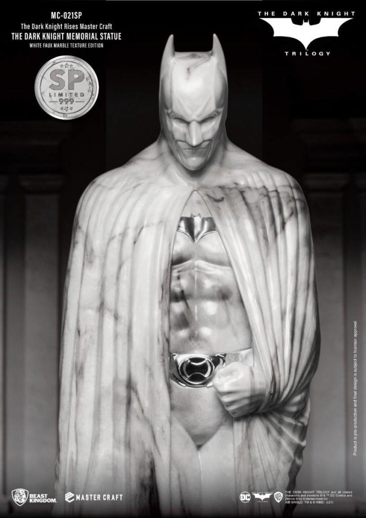The Dark Knight Rises Master Craft The Dark Knight Memorial Statue ...