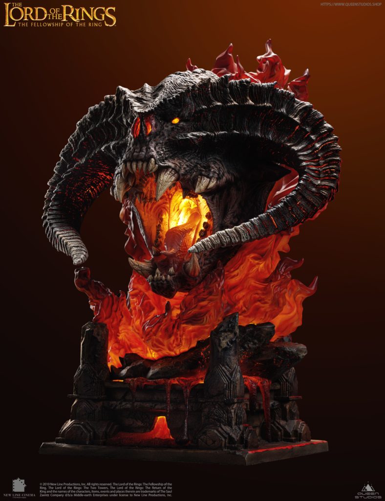 𝗕𝗔𝗟𝗥𝗢𝗚 𝗕𝗨𝗦𝗧 LOTR (With Stand) BY QUEEN STUDIOS COLLECTIBLES - Figuristi ...