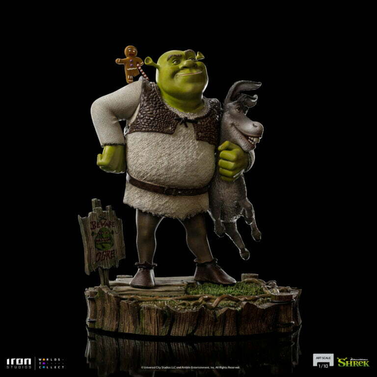 SHREK, DONKEY AND THE GINGERBREAD MAN – IRON STUDIOS - Figuristi Store