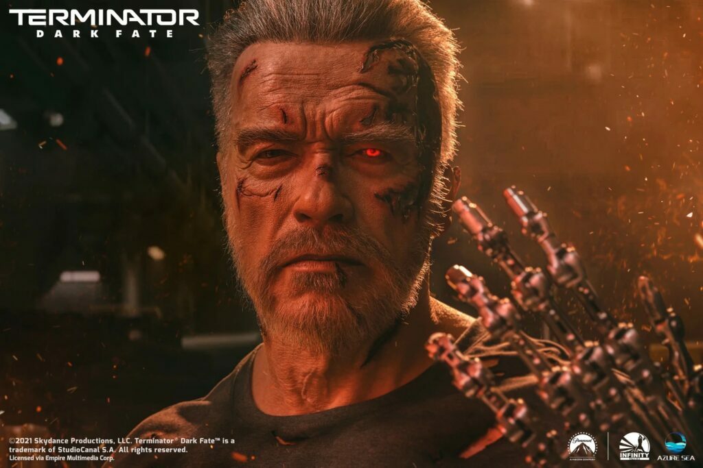 TERMINATOR DARK FATE – T-800 LIFE-SIZE BUST By INFINITY STUDIO ...
