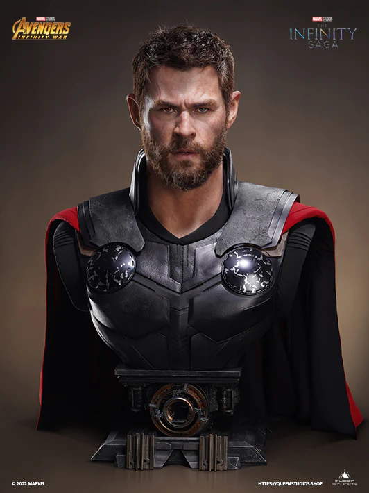 MARVEL Thor Life-size 1/1 Bust By Queen Studio - Figuristi Store