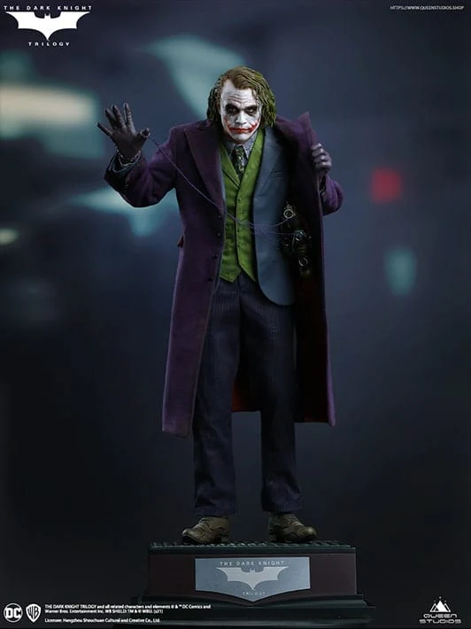 QUEEN STUDIOS The Dark Knight Joker 1:4 Scale Statue – Regular Version ...
