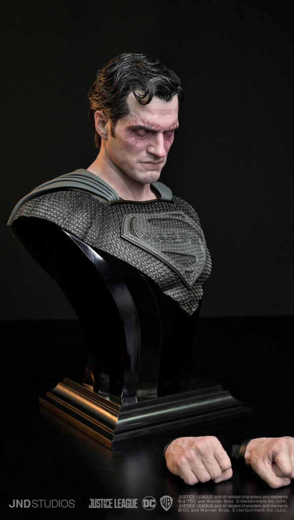 SUPERMAN (HENRY CAVILL) BLACK SUIT 1/3 SCALE STATUE BY JND STUDIOS ...