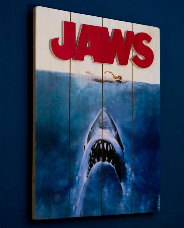 Jaws 1975 Woodarts 3D Wall Hanging BY DOCTOR COLLECTOR - Figuristi Store