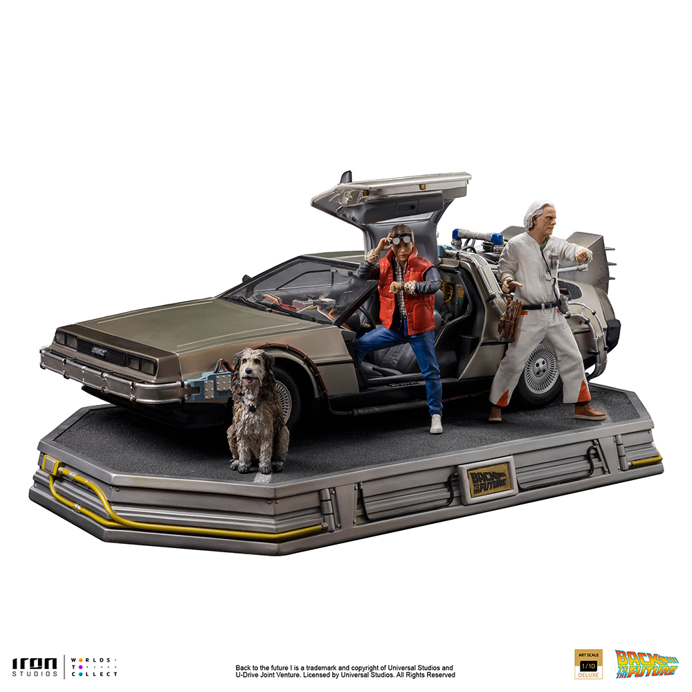 DELOREAN FULL SET Deluxe Art Scale 1/10 – Back to the Future ...