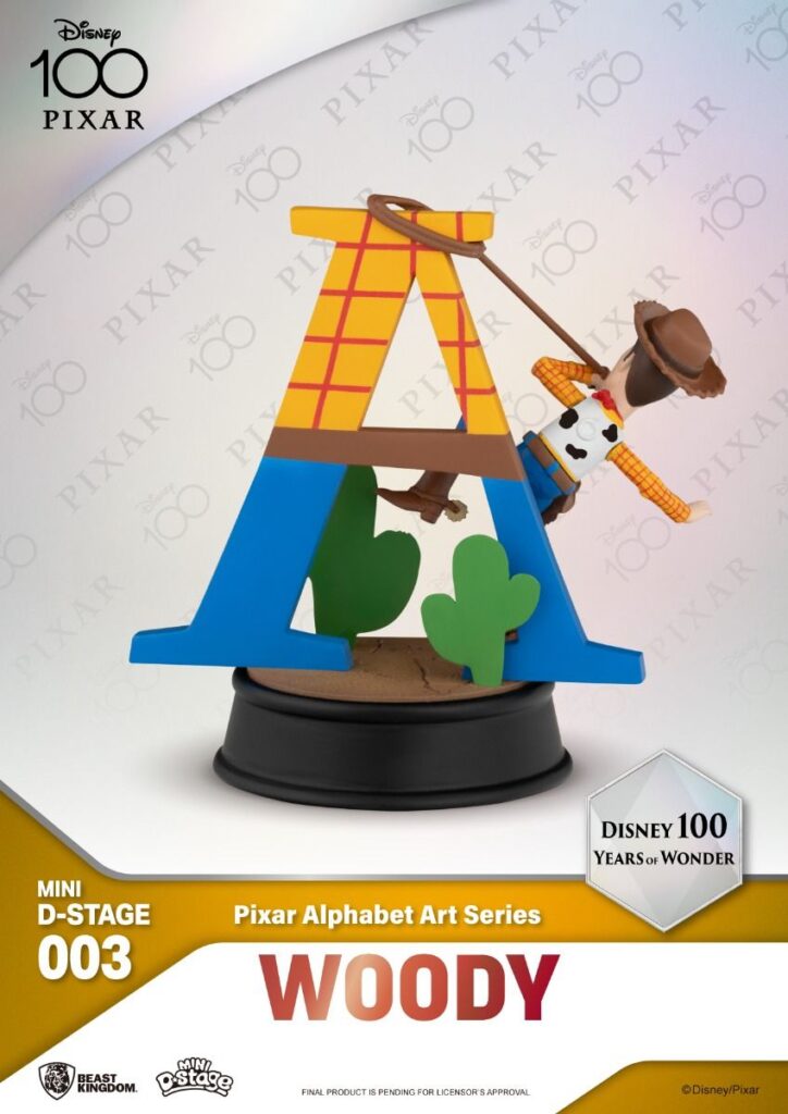 MDS-003 Disney 100 Years of Wonder-Pixar Alphabet Art Series Set - Figuristi Store