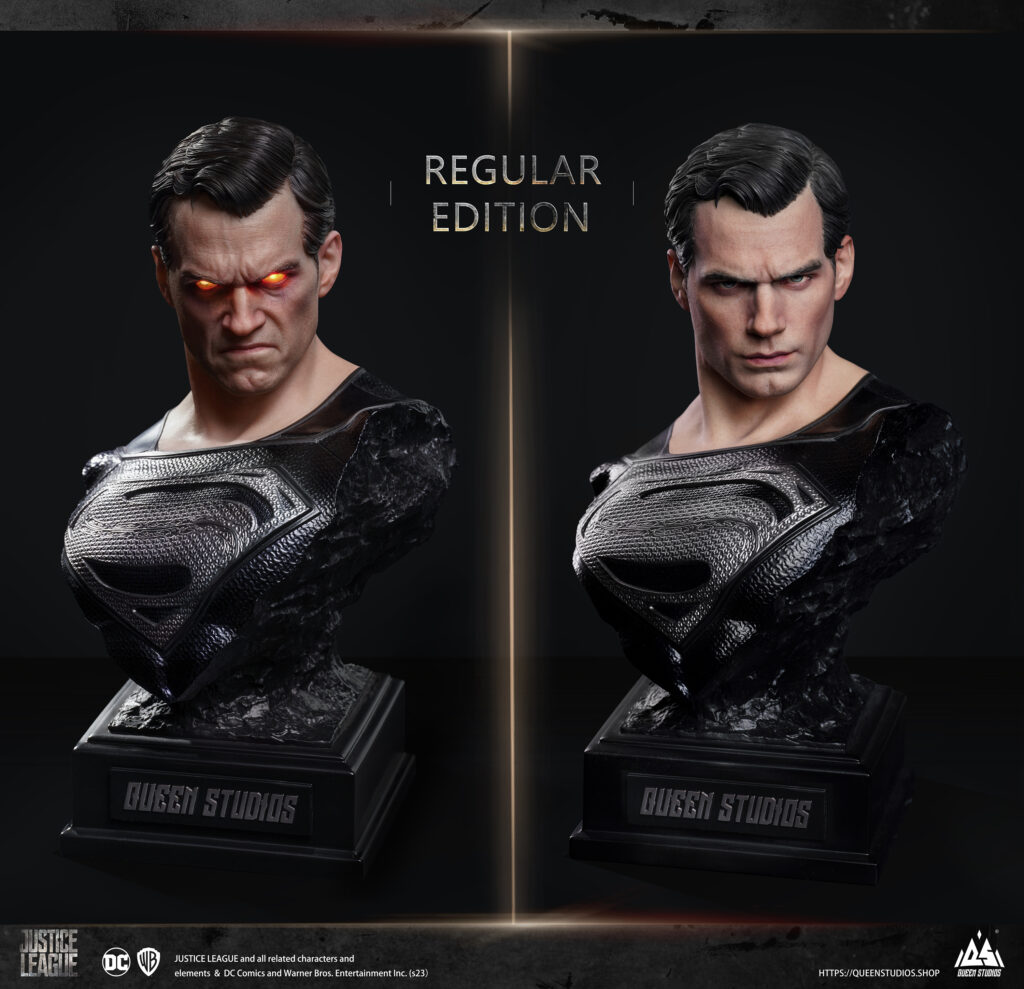 DC Superman (Black Suit) 1/3 Scale Statue Premium Edition By Queen ...