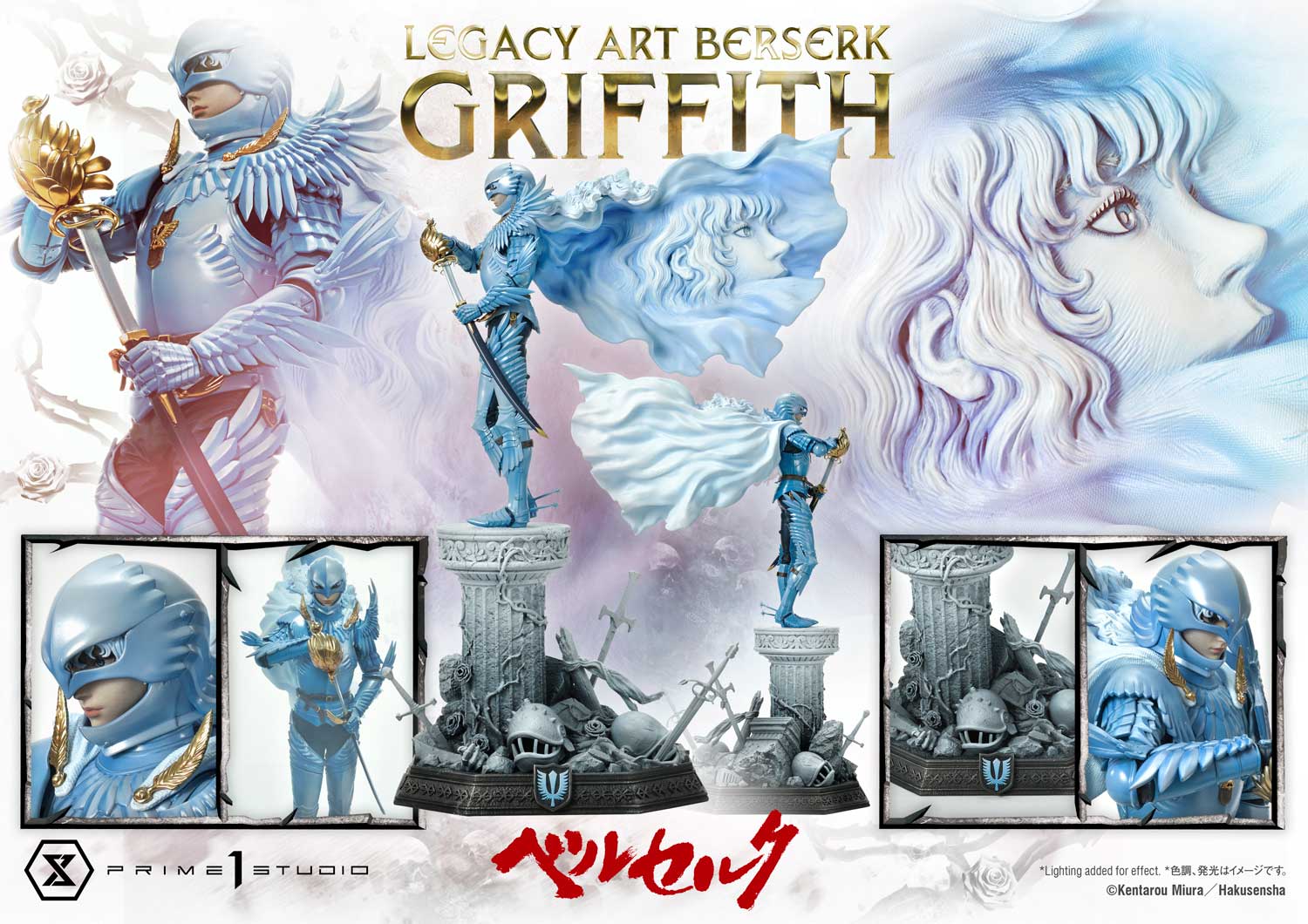 Berserk Griffith 1/6 Scale Statue – Bonus Version By Prime 1 Studio ...