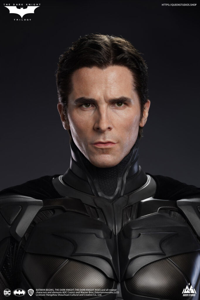 Queen Studios: Christian Bale 1/1 Bust + TDK Batman 1/1 Statue (with ...