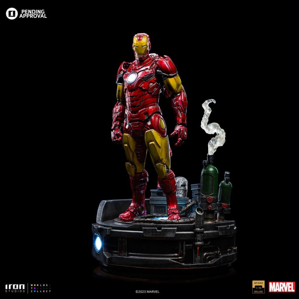 Statue Iron Man Unleashed Deluxe – Marvel Comics – Art Scale 1/10 ...