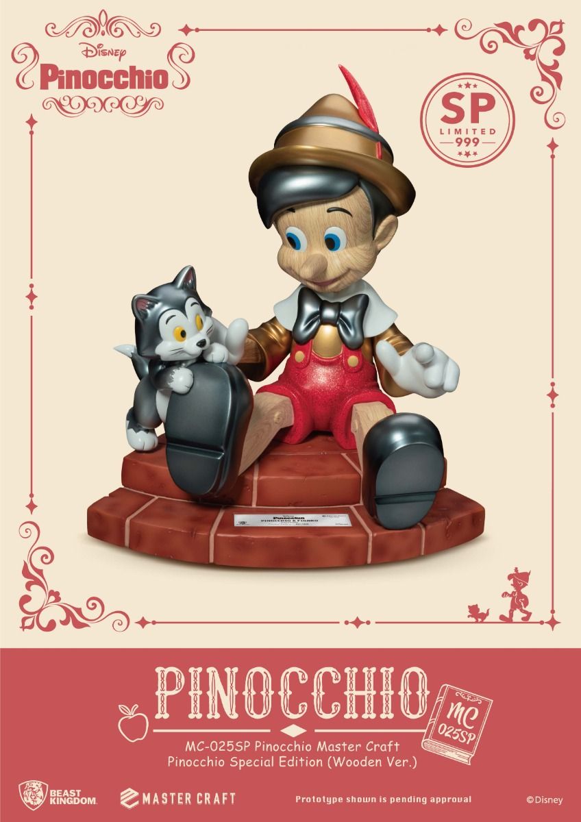 Beast Kingdom – Master Craft Pinocchio Special Edition (Wooden Ver ...