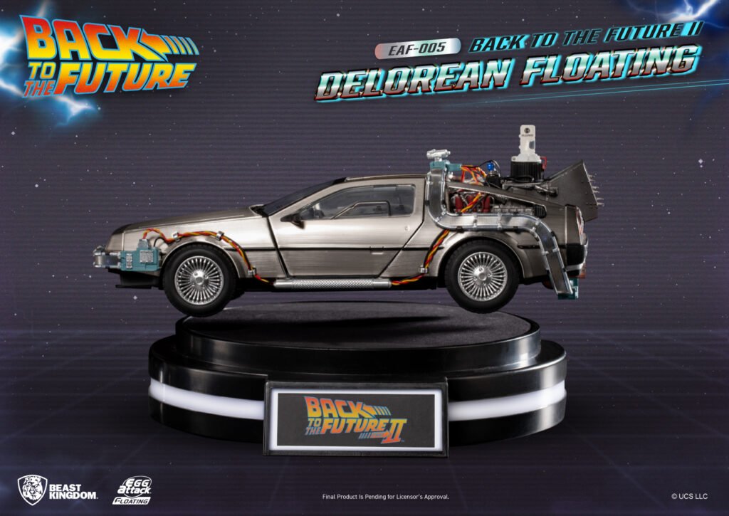 Back to the Future II Delorean Floating By Beast Kingdom - Figuristi Store