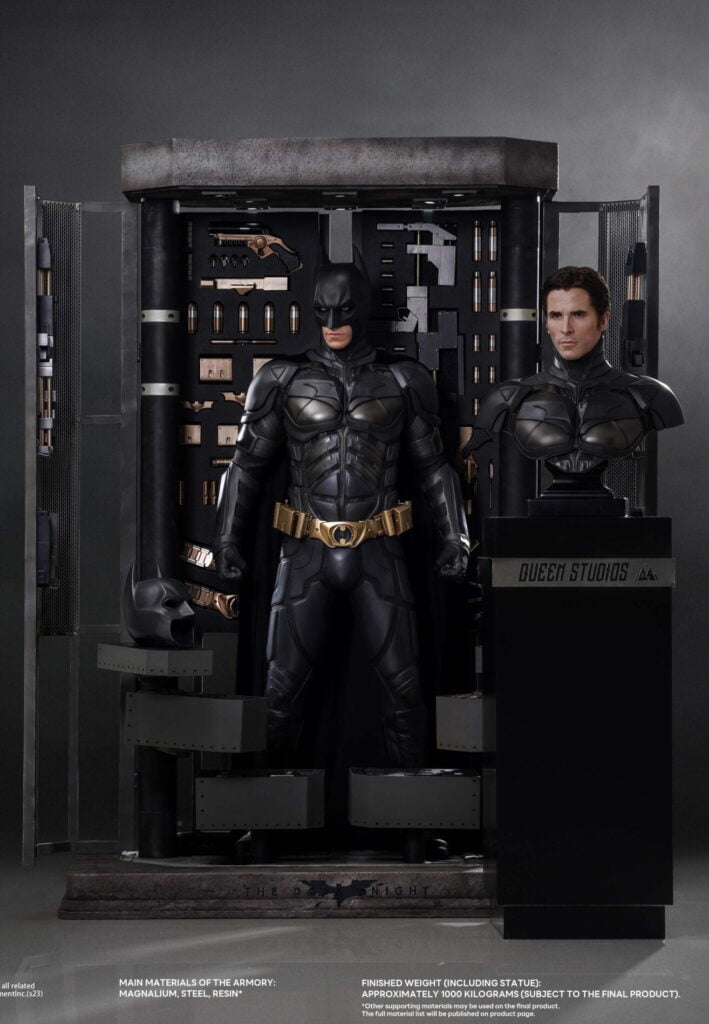 Queen Studios – Christian Bale 1/1 Bust + TDK Batman 1/1 Statue ...