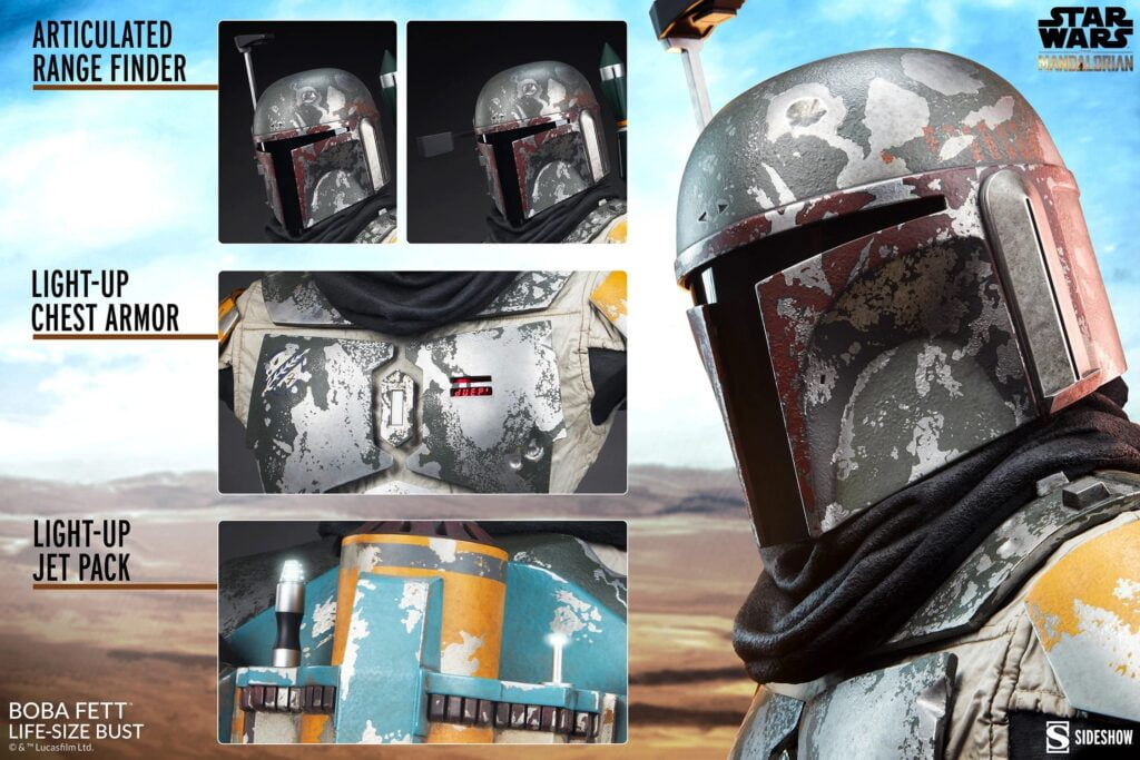 BOBA FETT™ Life-Size Bust by Sideshow Collectibles - Figuristi Store