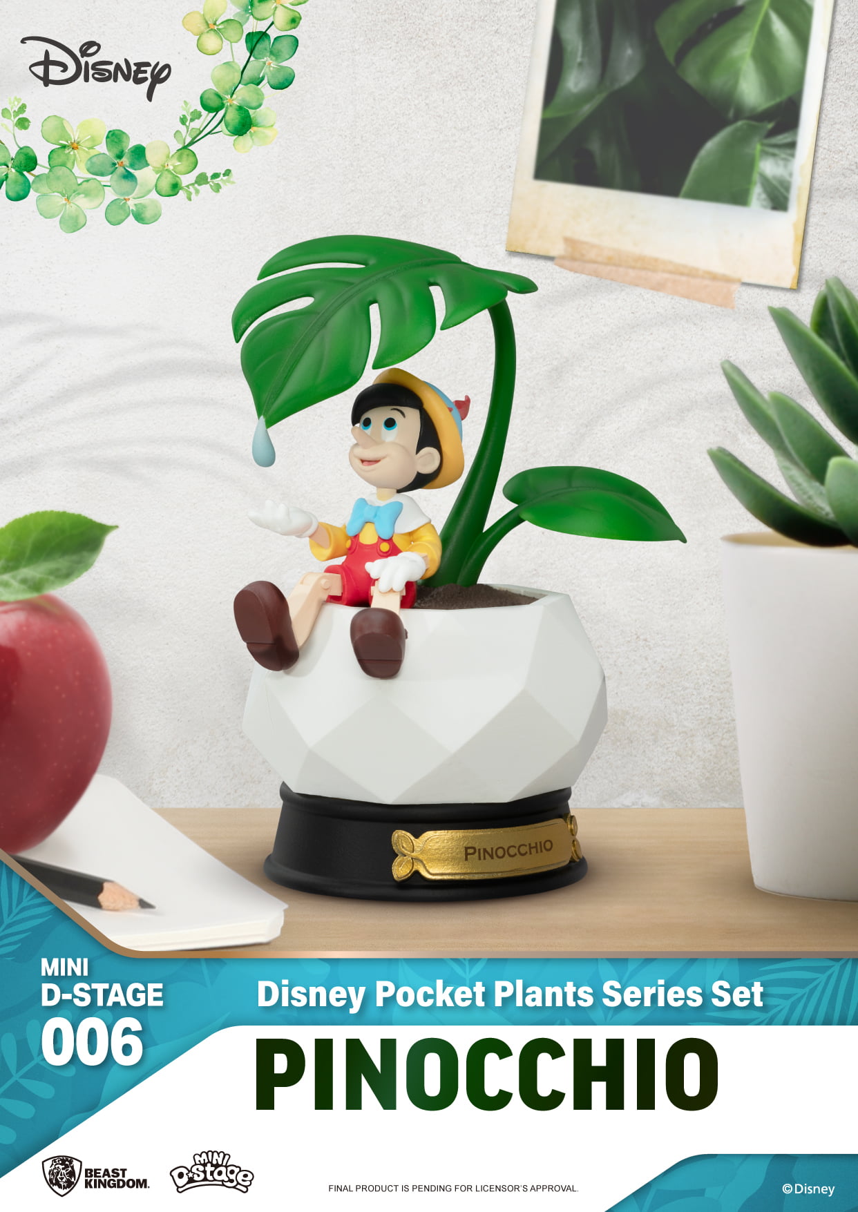 Disney Pocket Plants Series – Pinocchio By Beast Kingdom - Figuristi Store