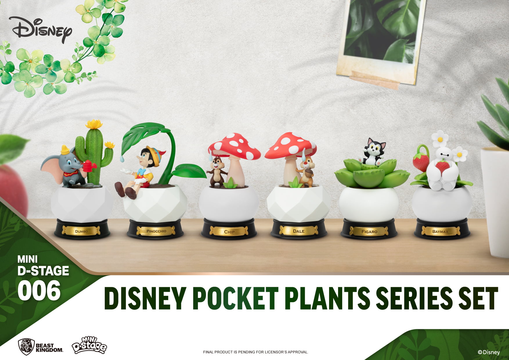 Disney Pocket Plants Series Set – Beast Kingdom - Figuristi Store