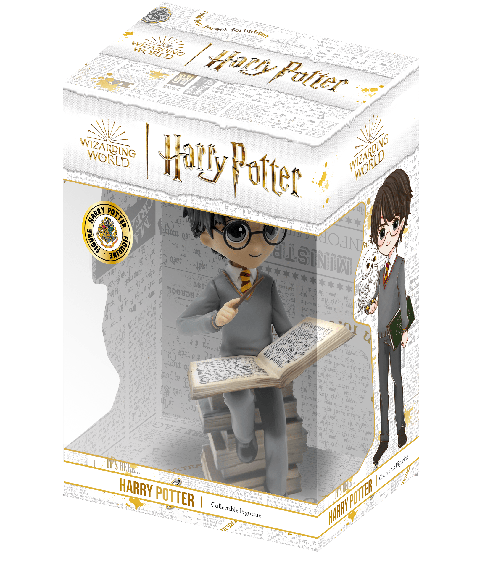 Plastoy – Harry Potter on Pile of Books - Figuristi Store