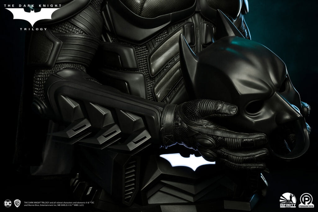 THE DARK KNIGHT TRILOGY BATMAN Life-Size Bust by Infinity Studio ...