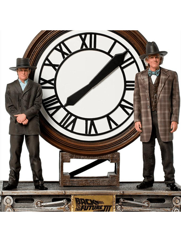 Statue Marty and Doc at the Clock - Back to the Future - Art Scale 1/10 ...