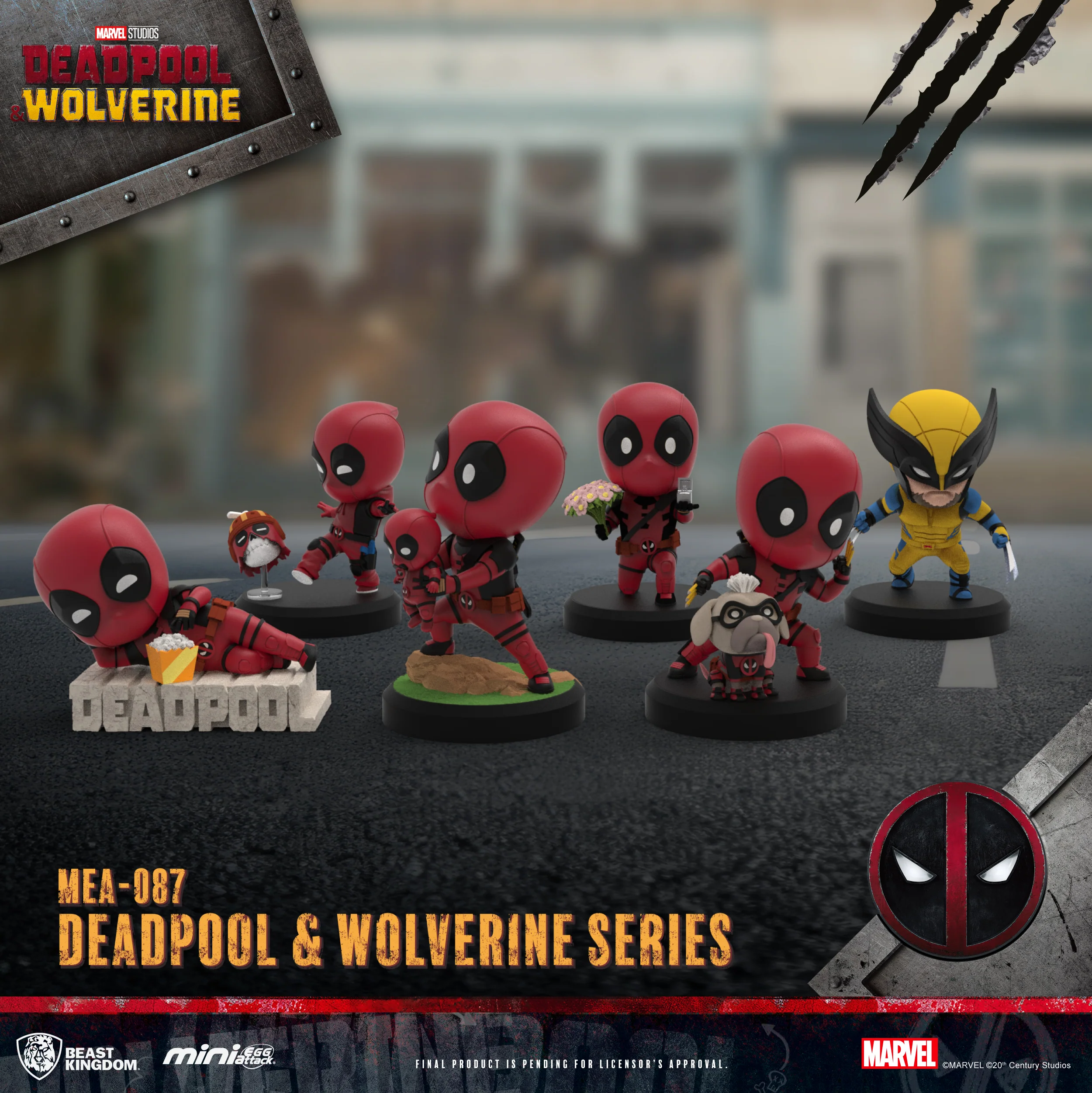 Beast Kingdom – Deadpool & Wolverine series Blind box set (6pcs ...