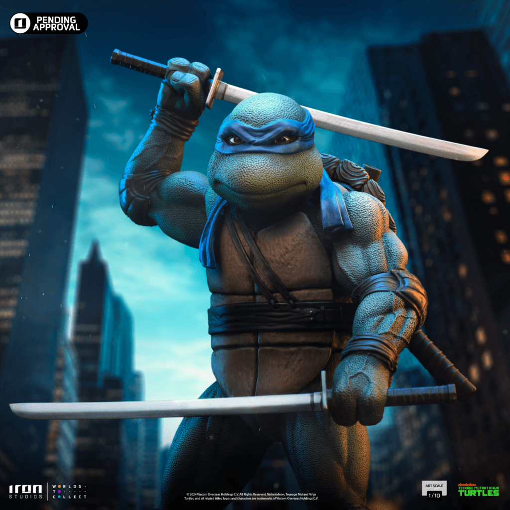 LEONARDO Art Scale 1/10 TMNT – Iron Studios - Figuristi Store