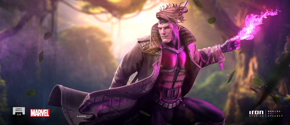 GAMBIT Deluxe Legacy Replica 1/4 – Iron Studios - Figuristi Store