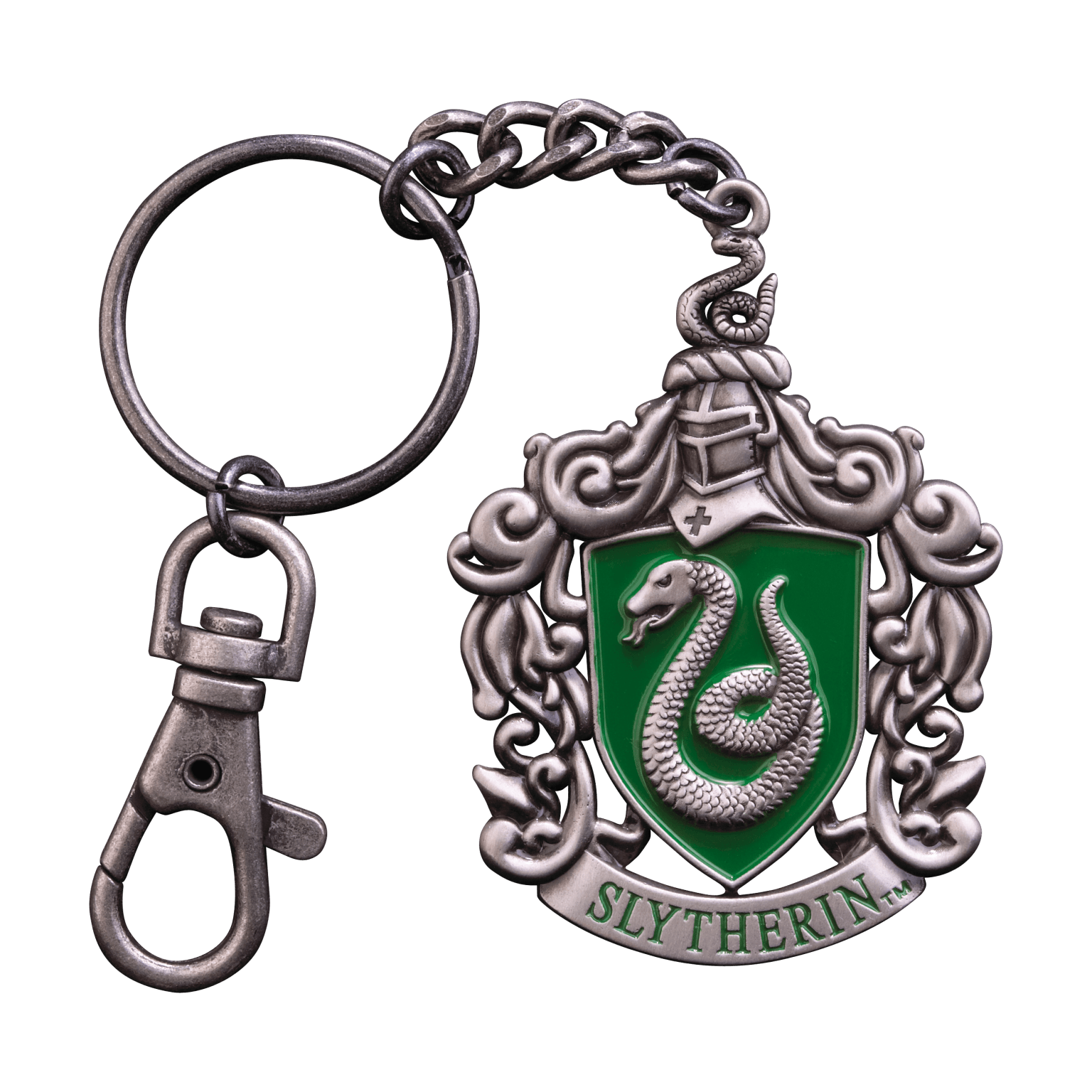 Slytherin Crest Keychain – Noble Collection - Figuristi Store