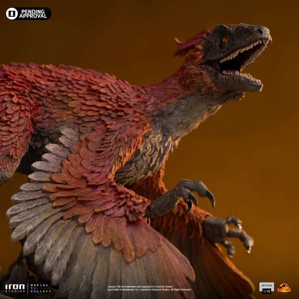 Pyroraptor – Jurassic World: Dominion – Art Scale 1/10 – Iron Studios ...