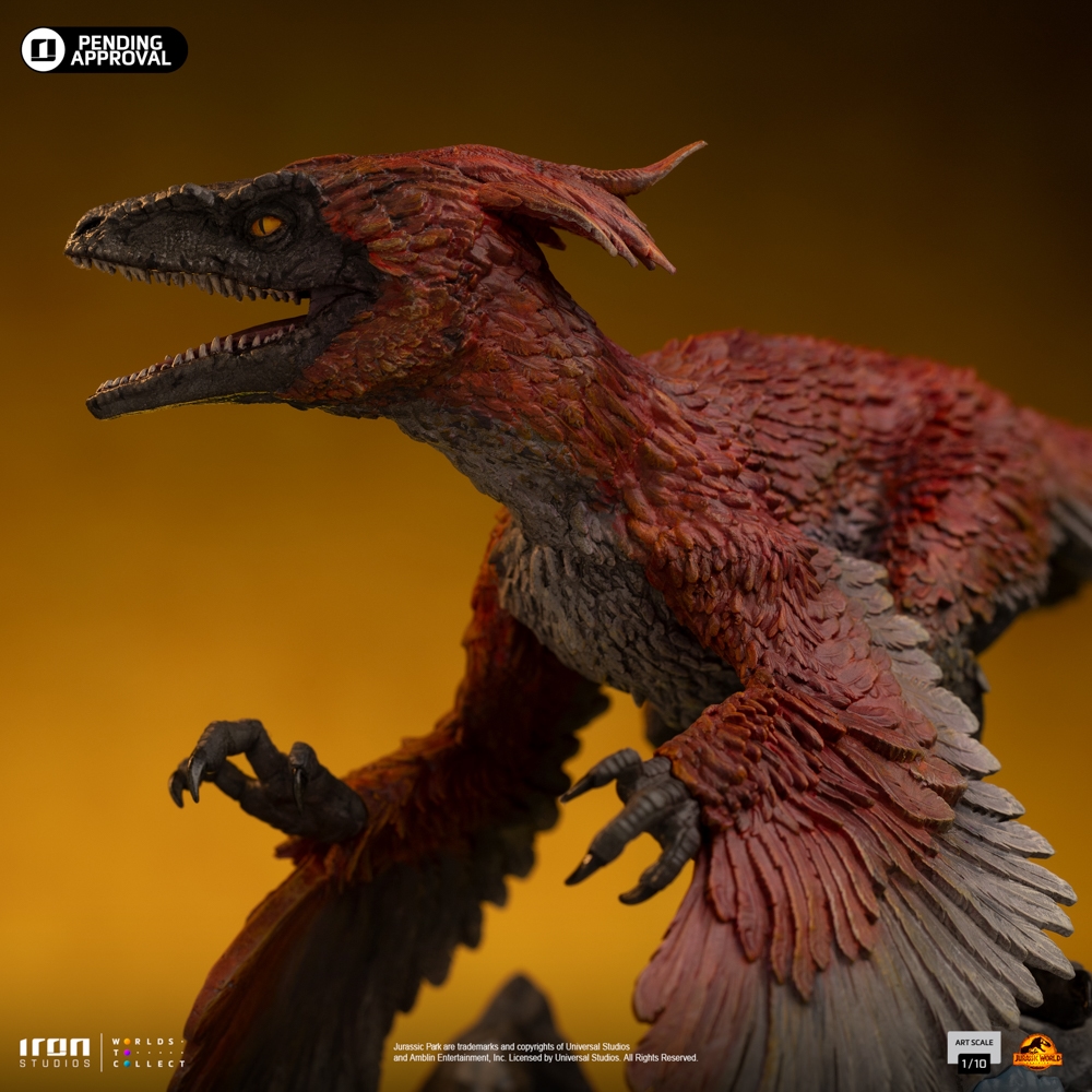 Pyroraptor – Jurassic World: Dominion – Art Scale 1/10 – Iron Studios ...
