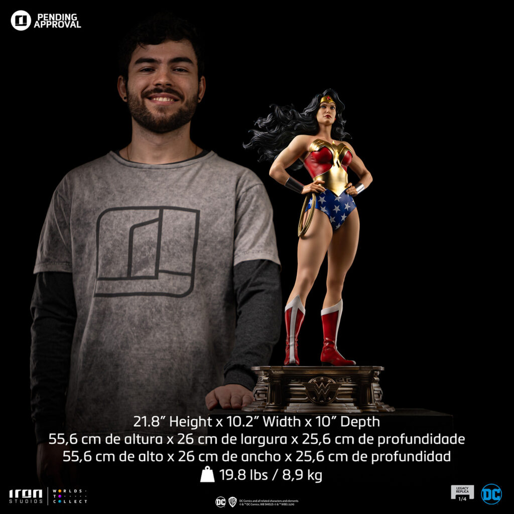 Wonder Woman – DC Trinity – Legacy Replica 1/4 – Iron Studios ...