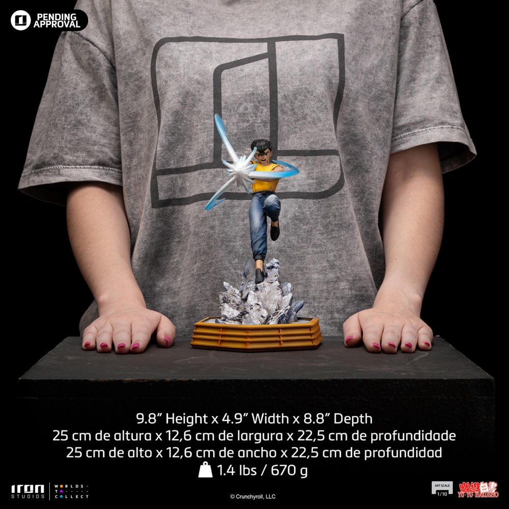 Yusuke Urameshi 1:10 Scale Statue by Iron Studios - Figuristi Store