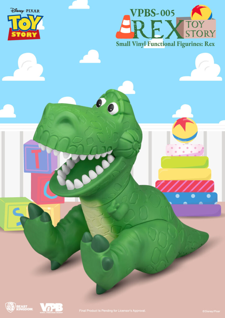 Toy Story Small Vinyl Functional Figurines: Rex – Beast Kingdom ...