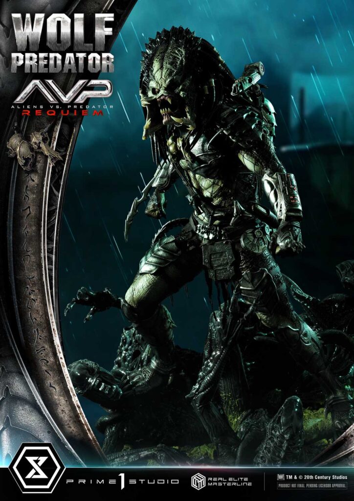 Real Elite Masterline Aliens vs. Predator : Requiem Wolf Predator ...