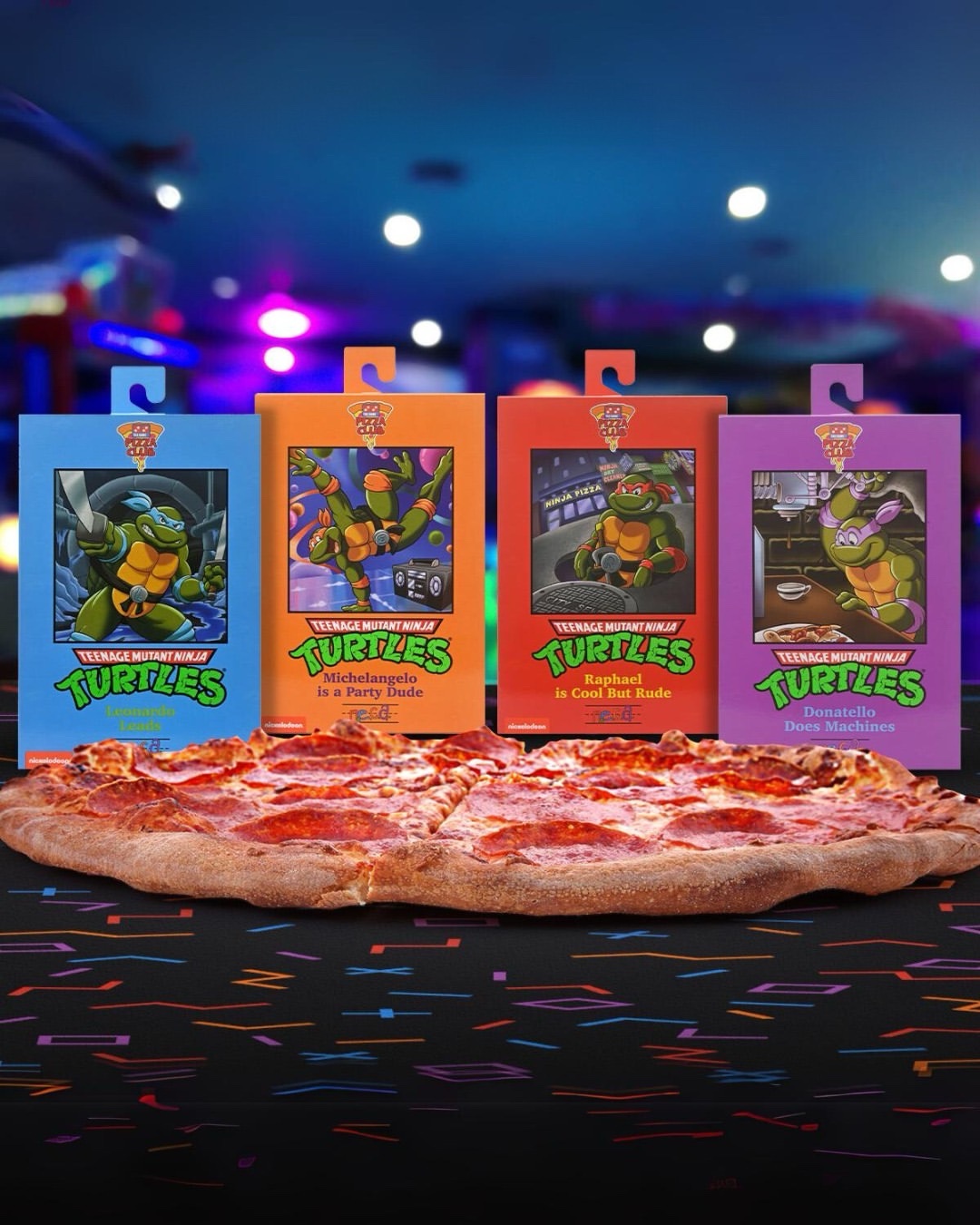 Neca Teenage Mutant Ninja Turtles VHS Animated Classic Series Pizza ...