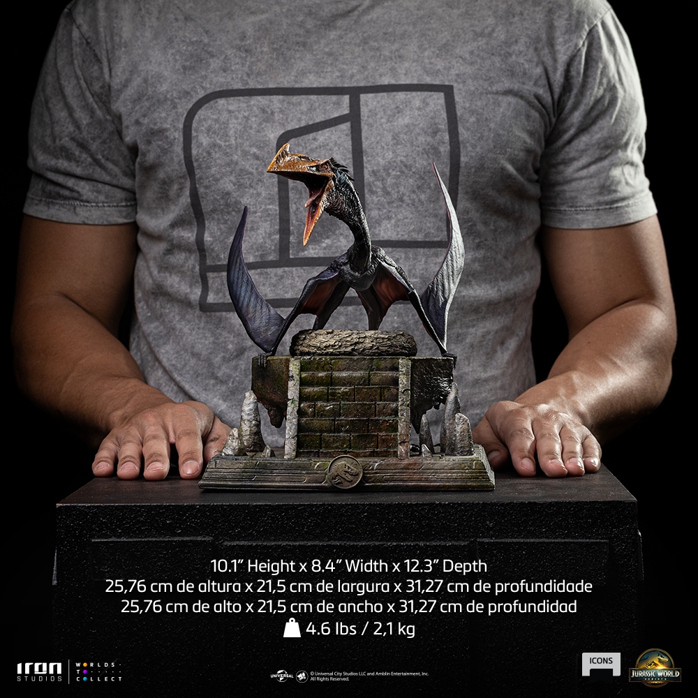 Statue Quetzalcoatlus – Jurassic World: Rebirth – Icons – Iron Studios ...