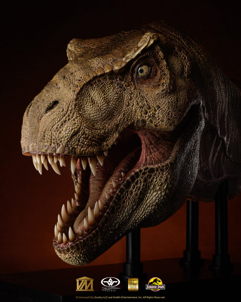 ELITE CREATURE COLLECTIBLE PRESENTS: Tyrannosaurus rex Half-Scale Head ...