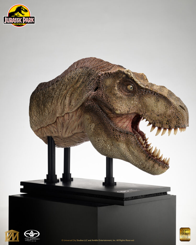 ELITE CREATURE COLLECTIBLE PRESENTS: Tyrannosaurus rex Half-Scale Head ...