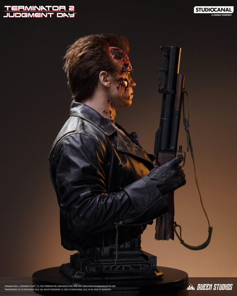 Queen Studios – T-800 Battle Damaged (Mechanical) Life-Size Bust ...