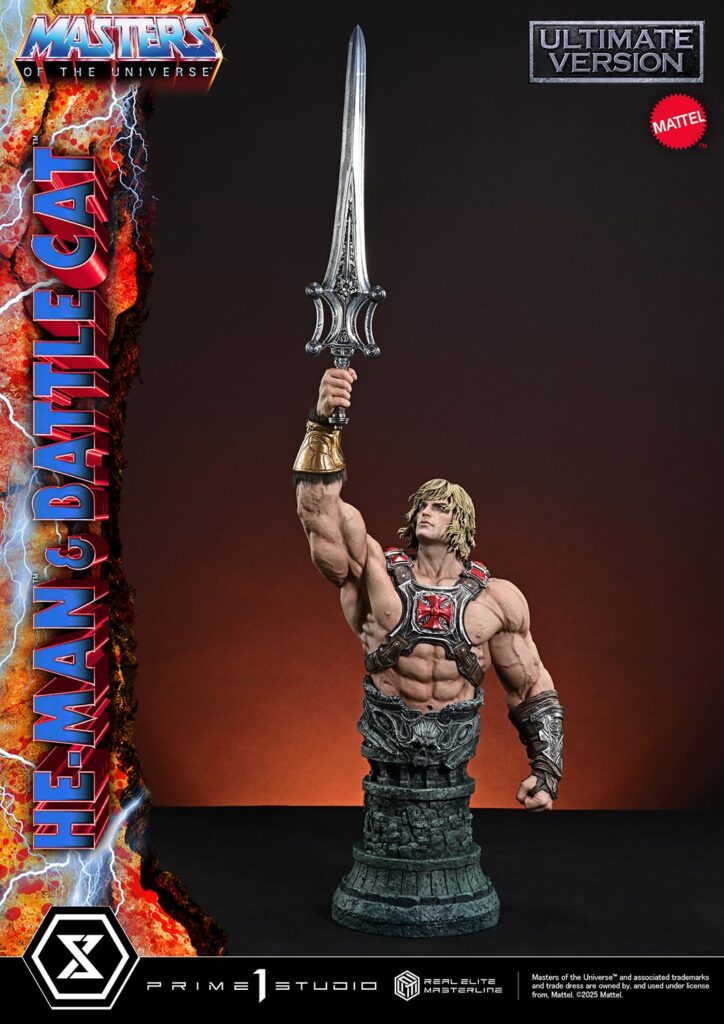 Real Elite Masterline Masters of the Universe He-Man & Battle Cat ...