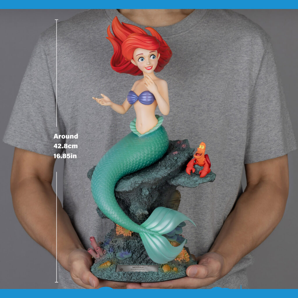 Ariel & Sebastian Statue – Master Craft – The Little Mermaid – Disney ...